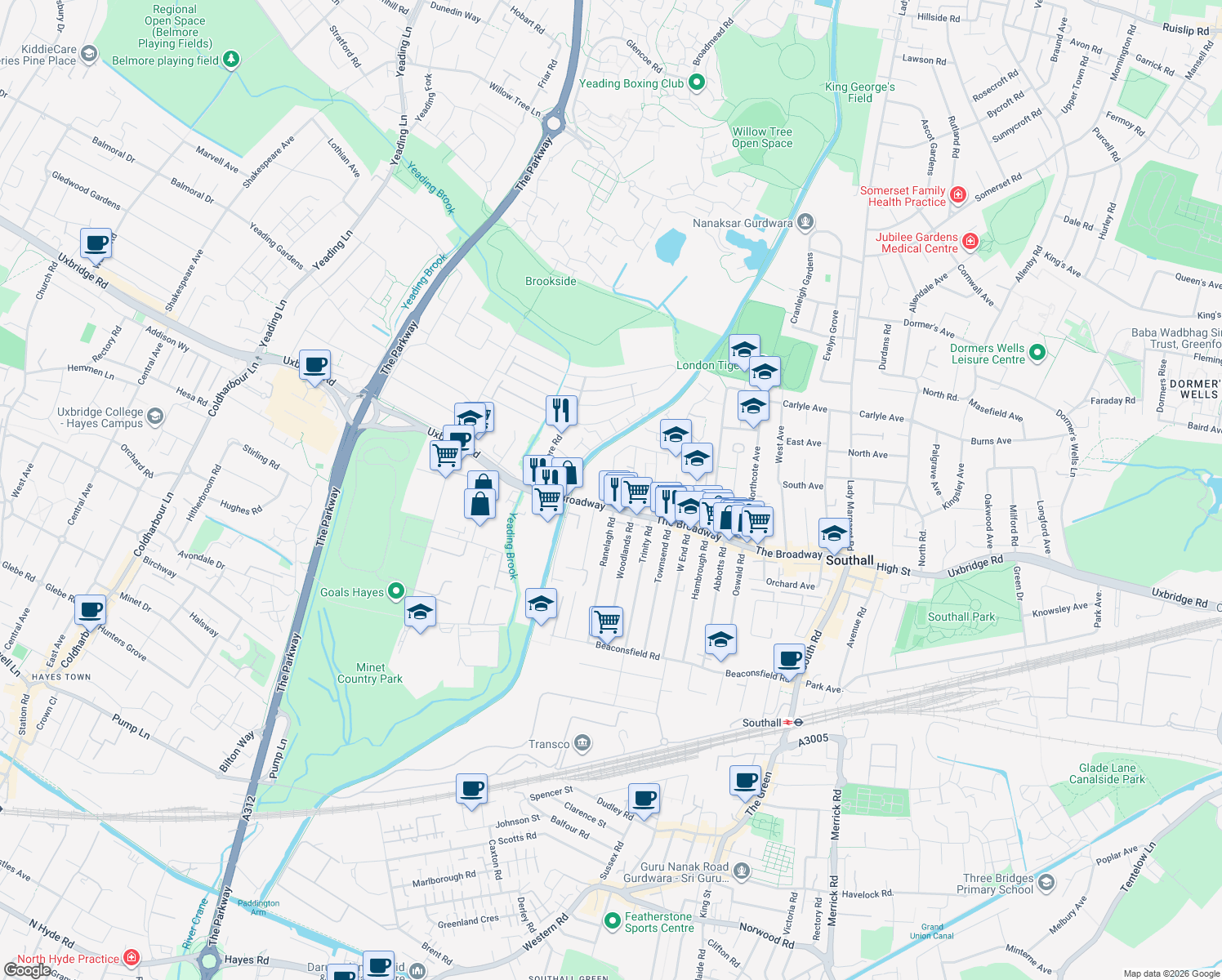 Greater London England - Walk Score