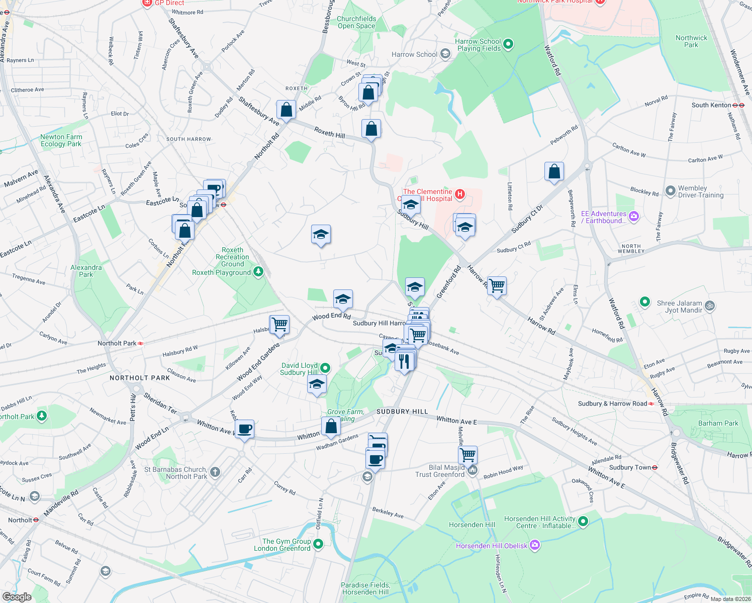Wood End Road, Greater London England - Walk Score
