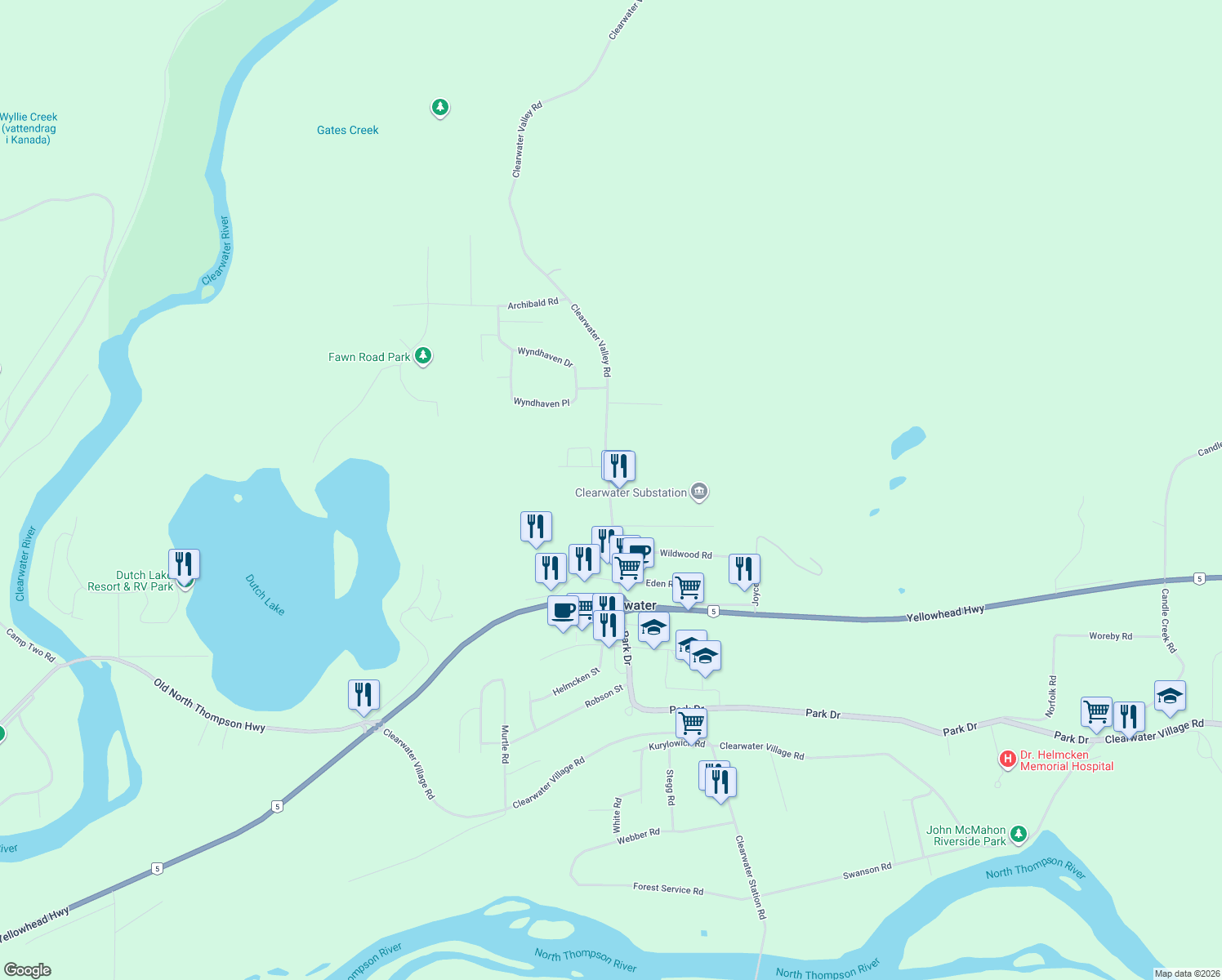 444 Clearwater Valley Rd, Thompson-Nicola Regional District BC - Walk Score