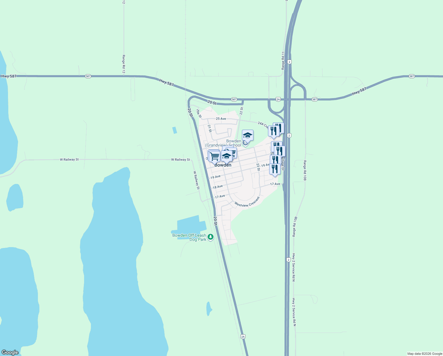 2031 19 Avenue, Bowden AB - Walk Score