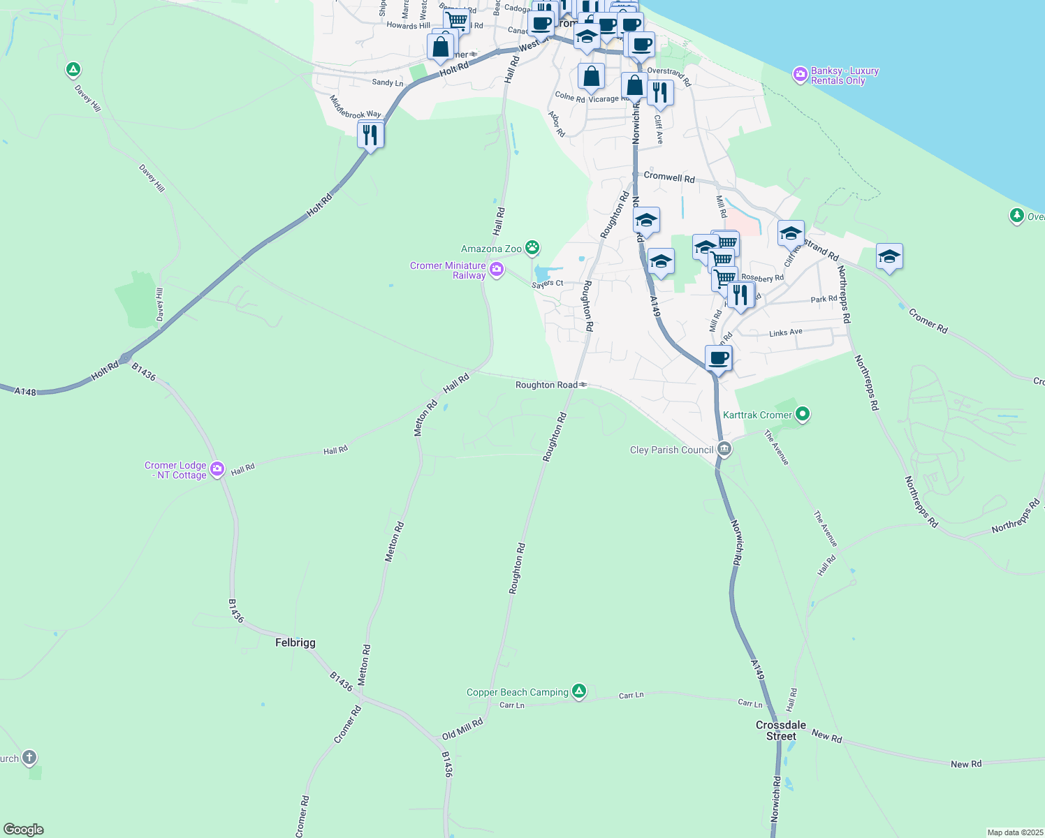 A location in Cromer - Walk Score