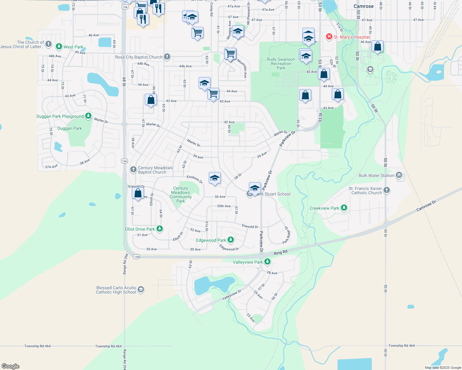 3705 58 Street, Camrose AB - Walk Score