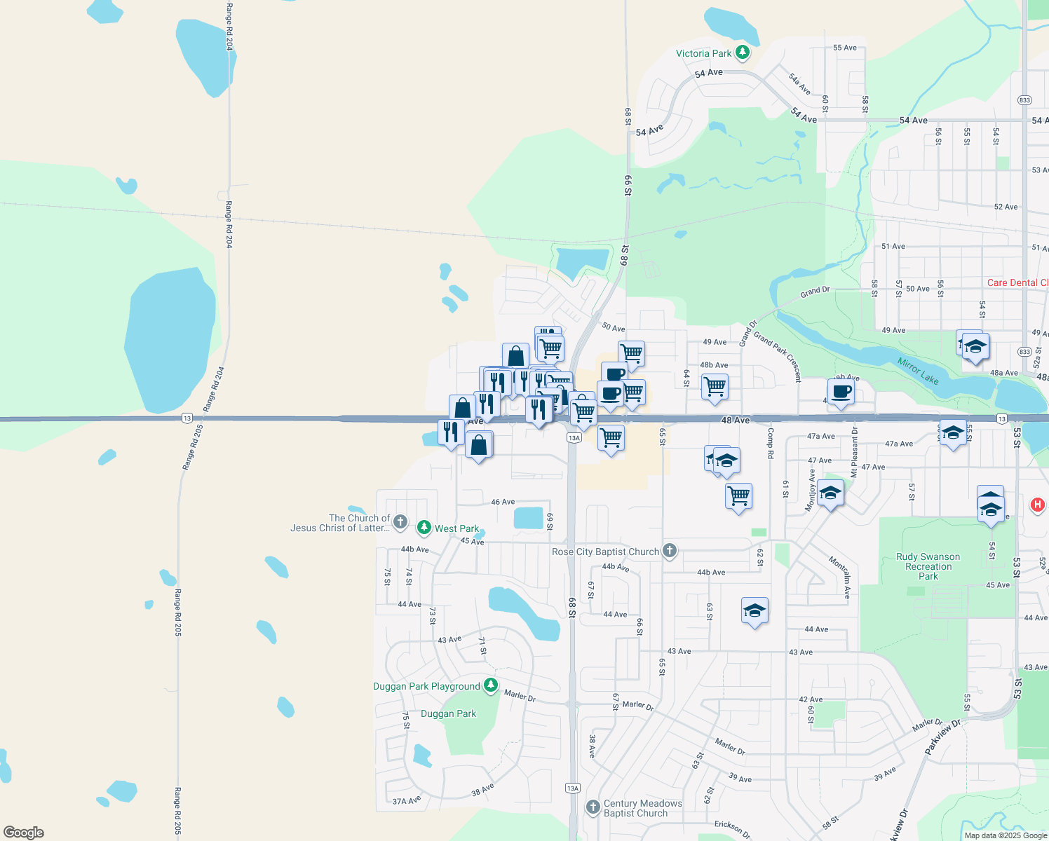Hwy 21 South, Camrose AB - Walk Score
