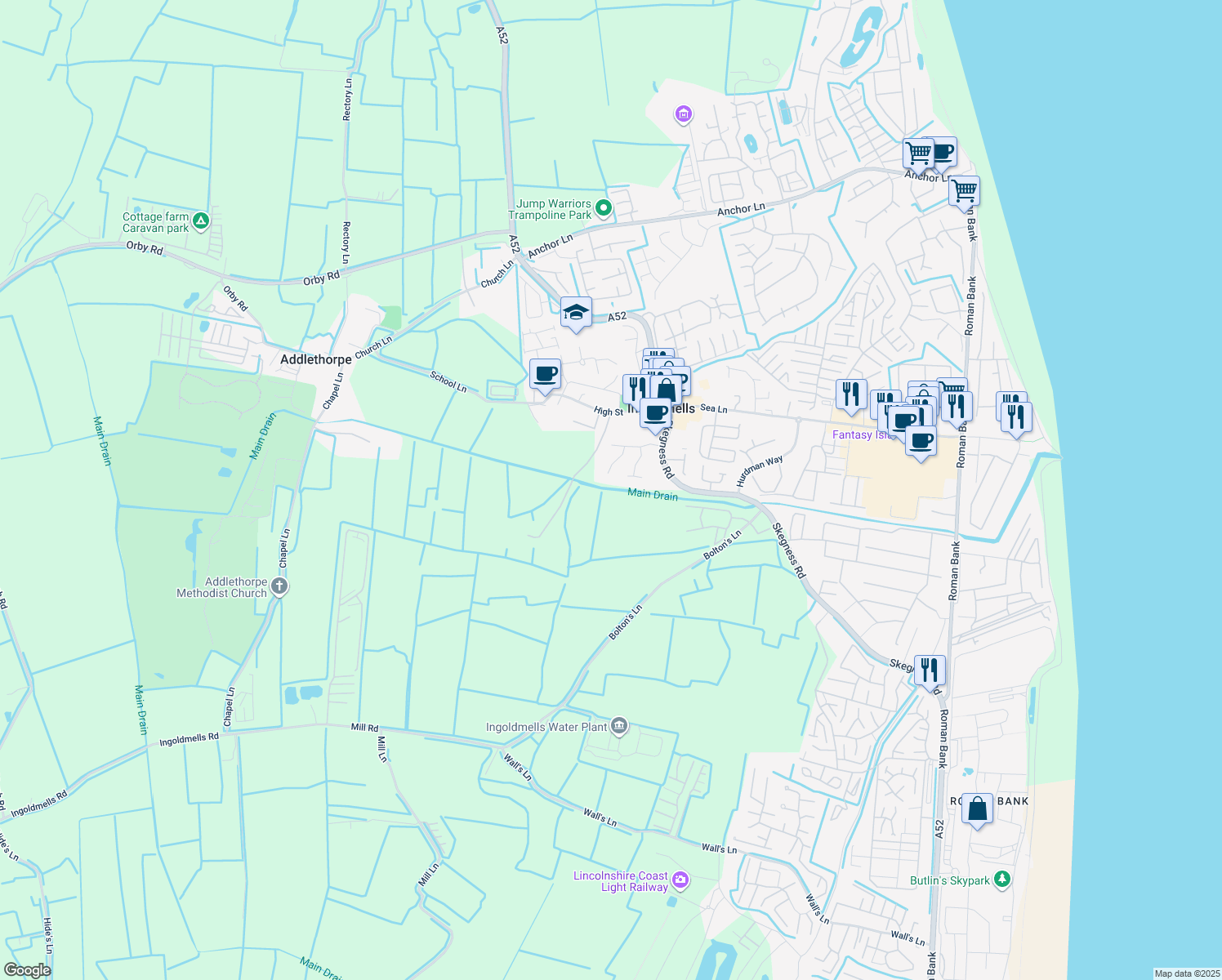 Lime Grove, Ingoldmells England - Walk Score