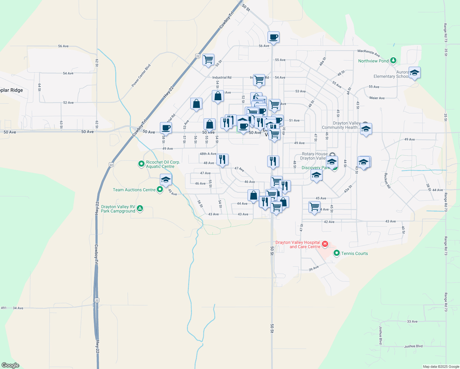 4503 54 Street, Drayton Valley AB - Walk Score