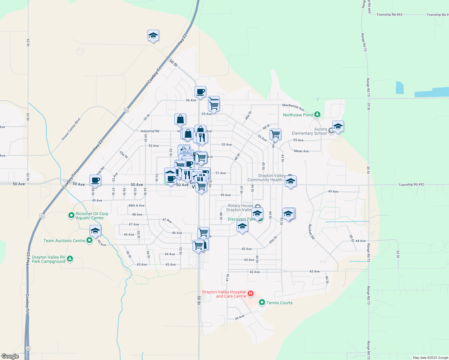 Drayton Valley AB - Walk Score