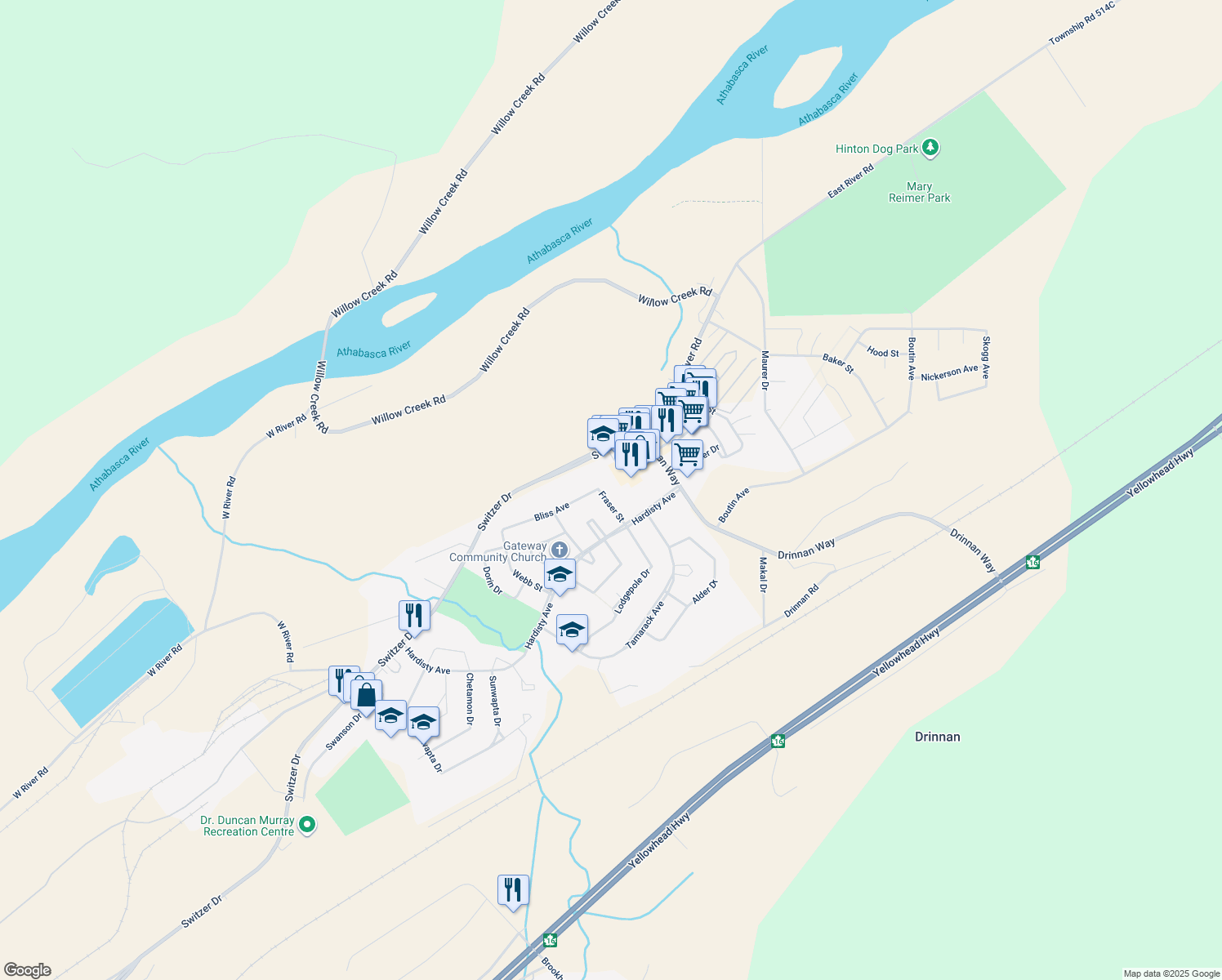 111 Fraser Street, Hinton AB - Walk Score