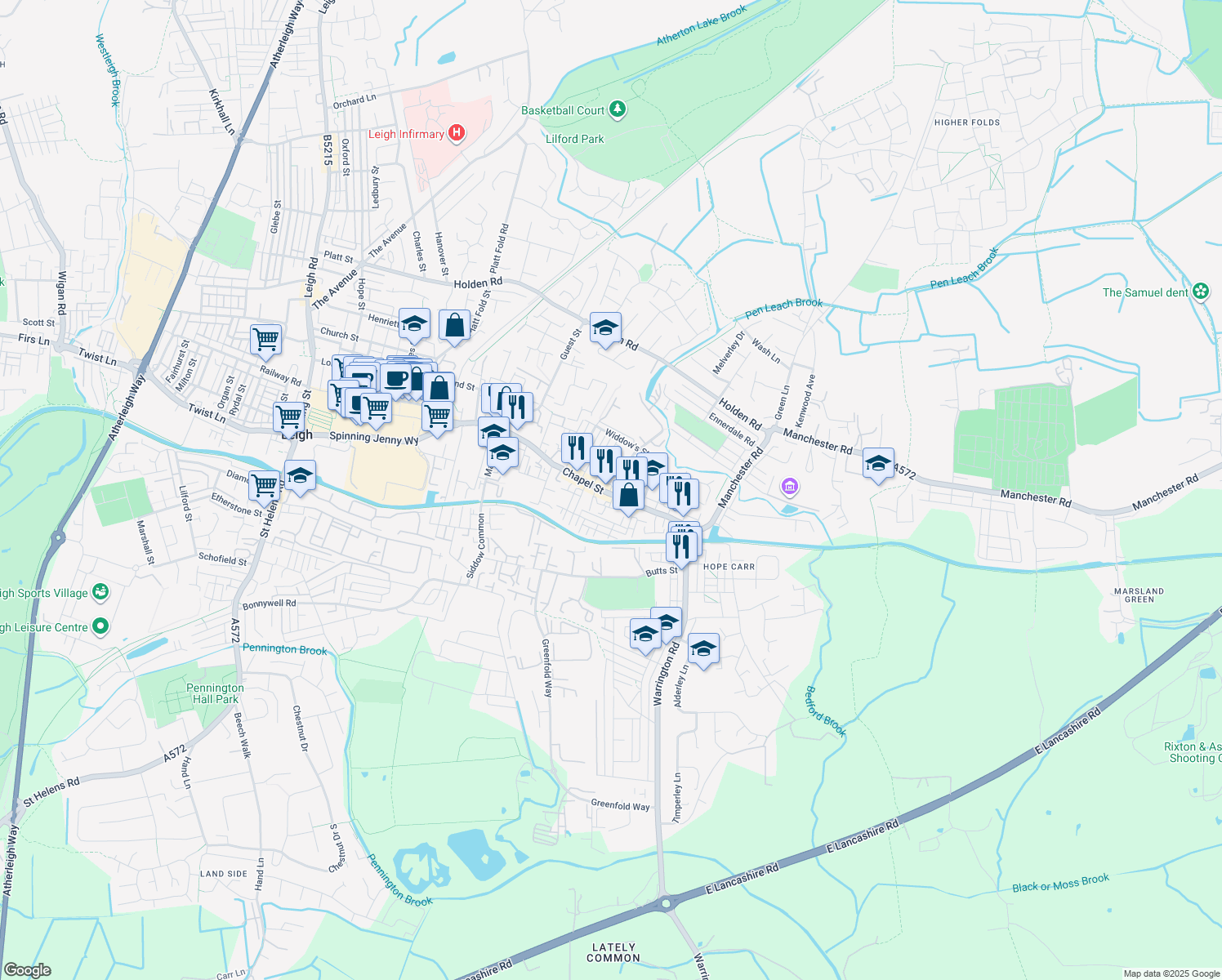 Wards Place, Greater Manchester England - Walk Score