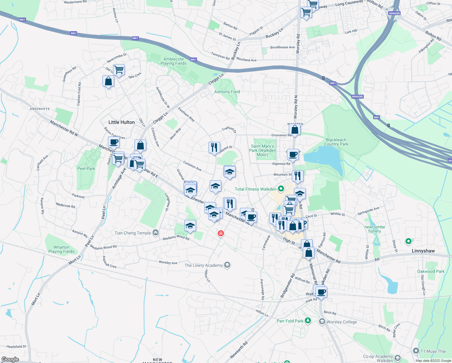 Bridgewater Street, Little Hulton England - Walk Score