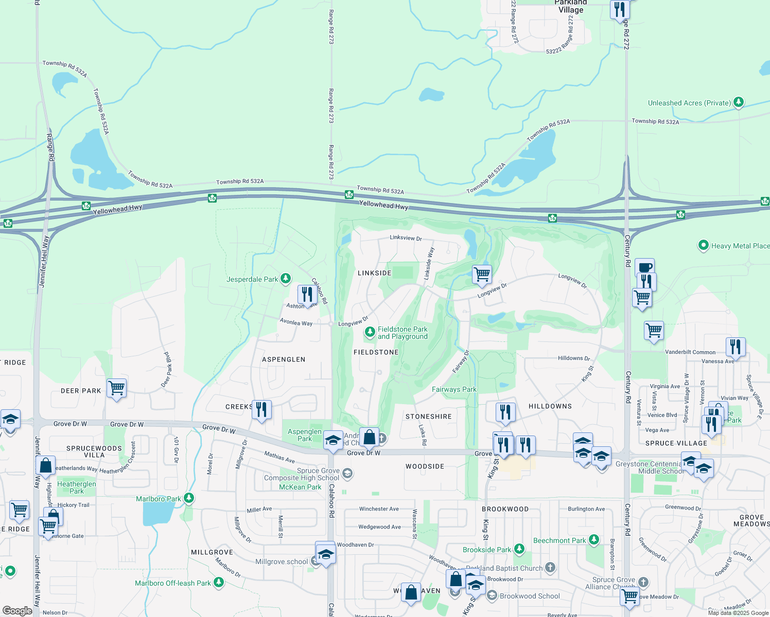 2 Longview Place, Spruce Grove AB - Walk Score