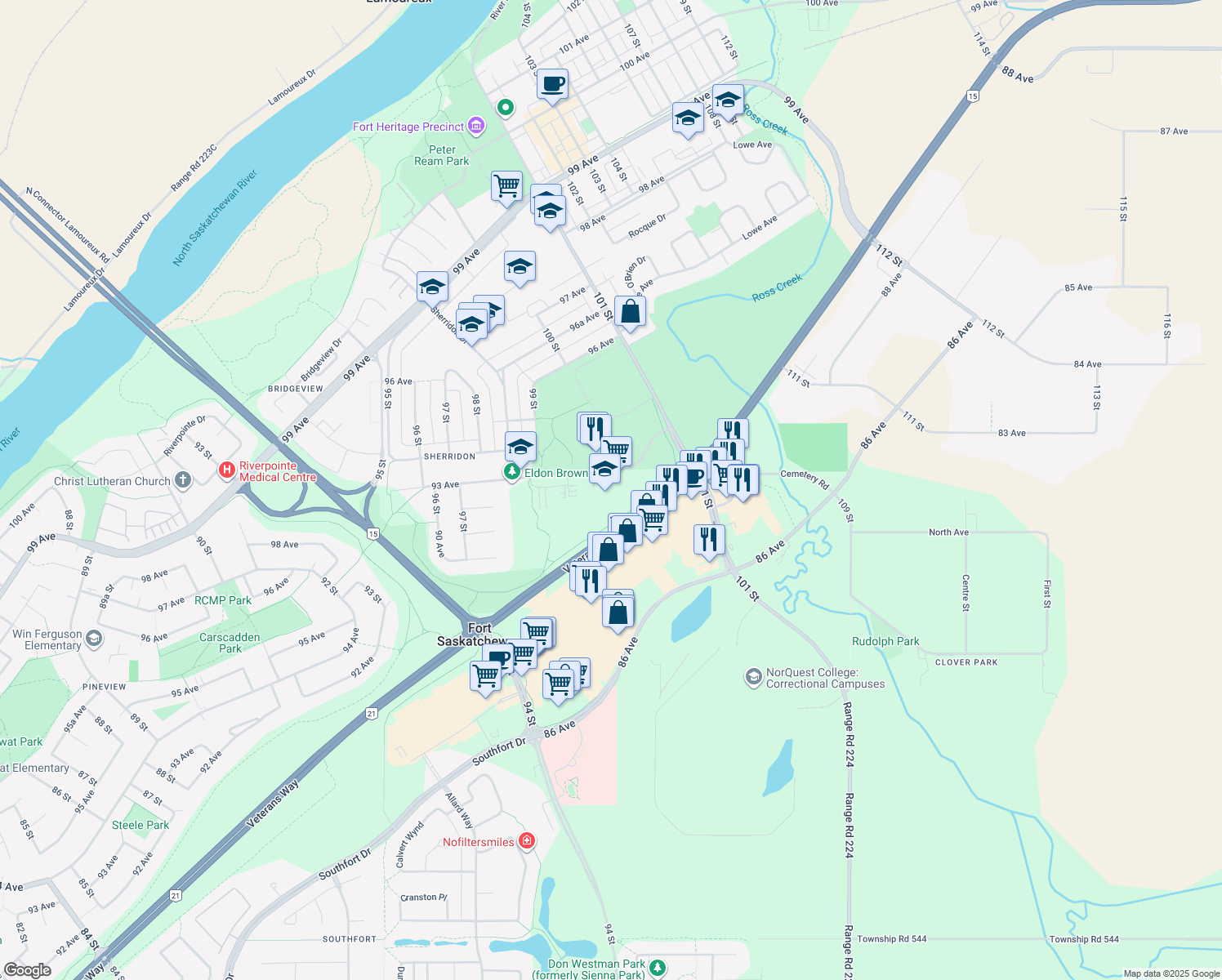 Fort Saskatchewan AB - Walk Score
