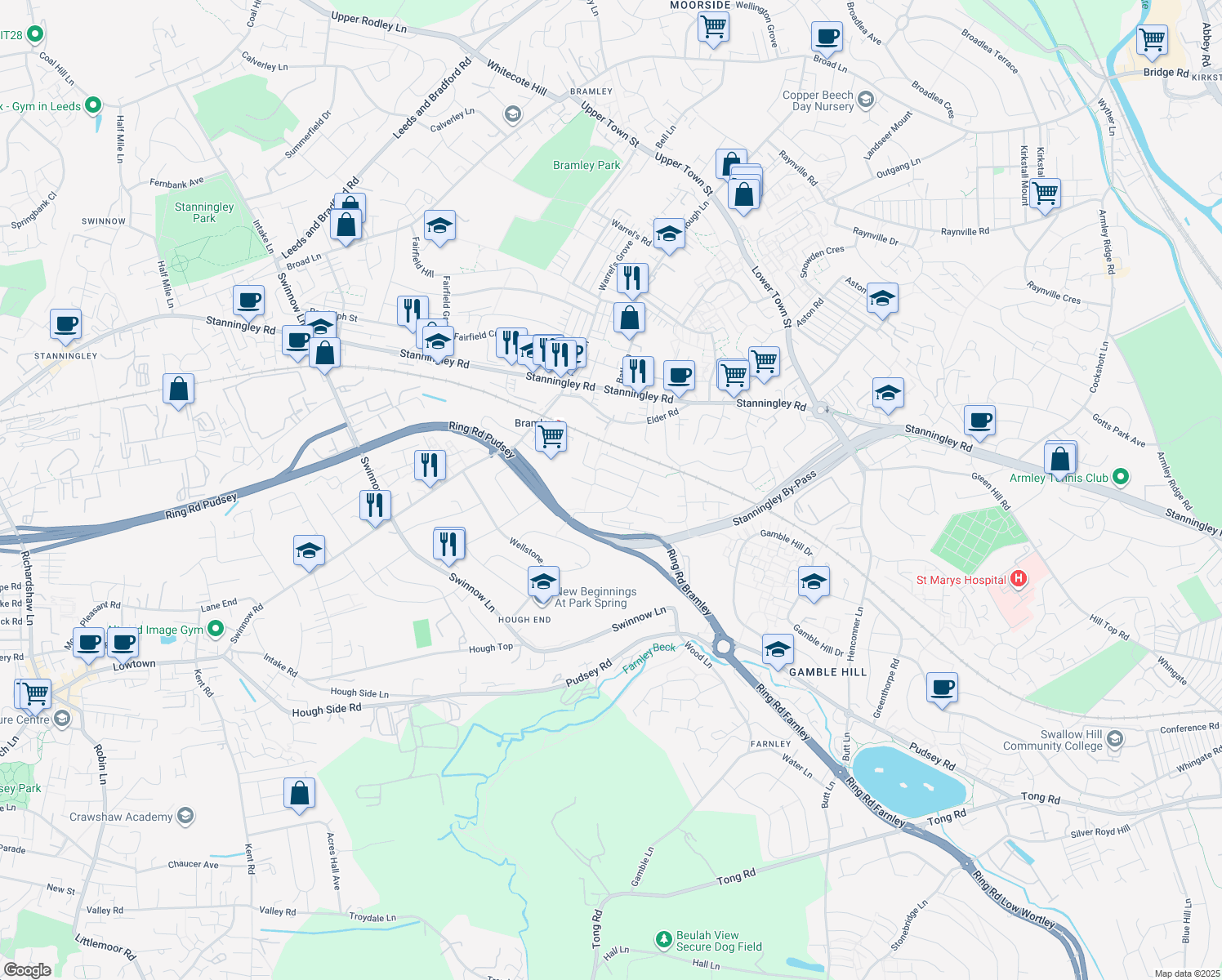 A location in Leeds - Walk Score