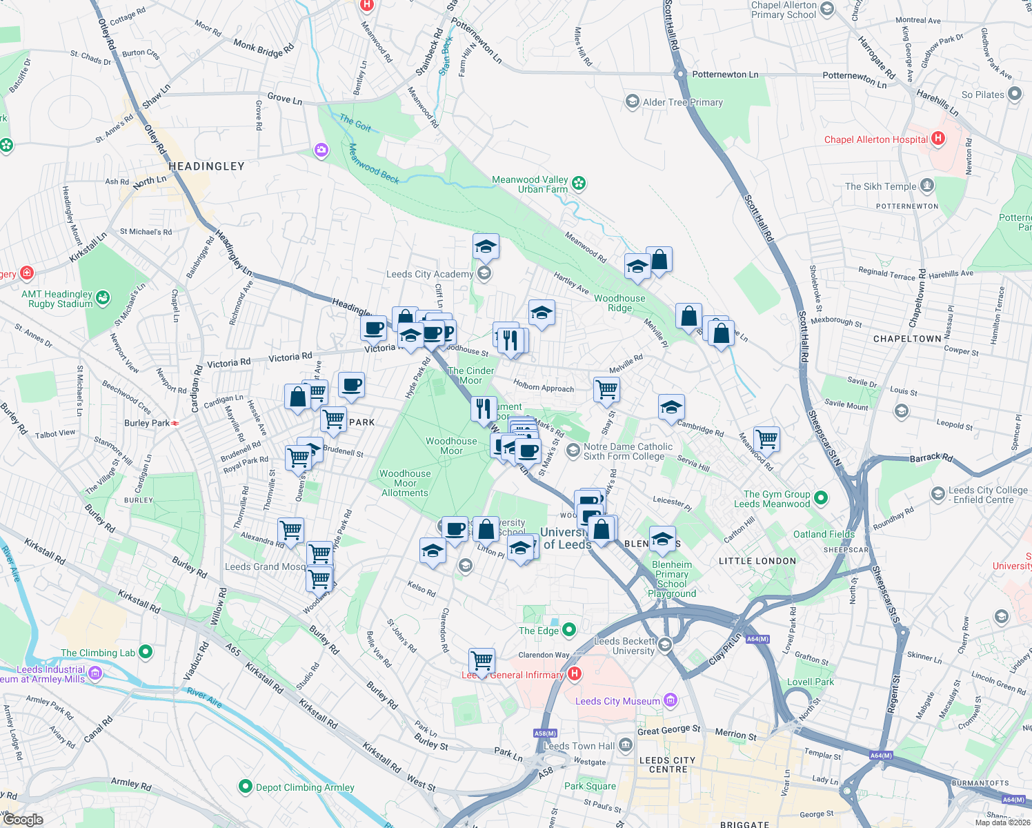 Raglan Road, West Yorkshire England - Walk Score