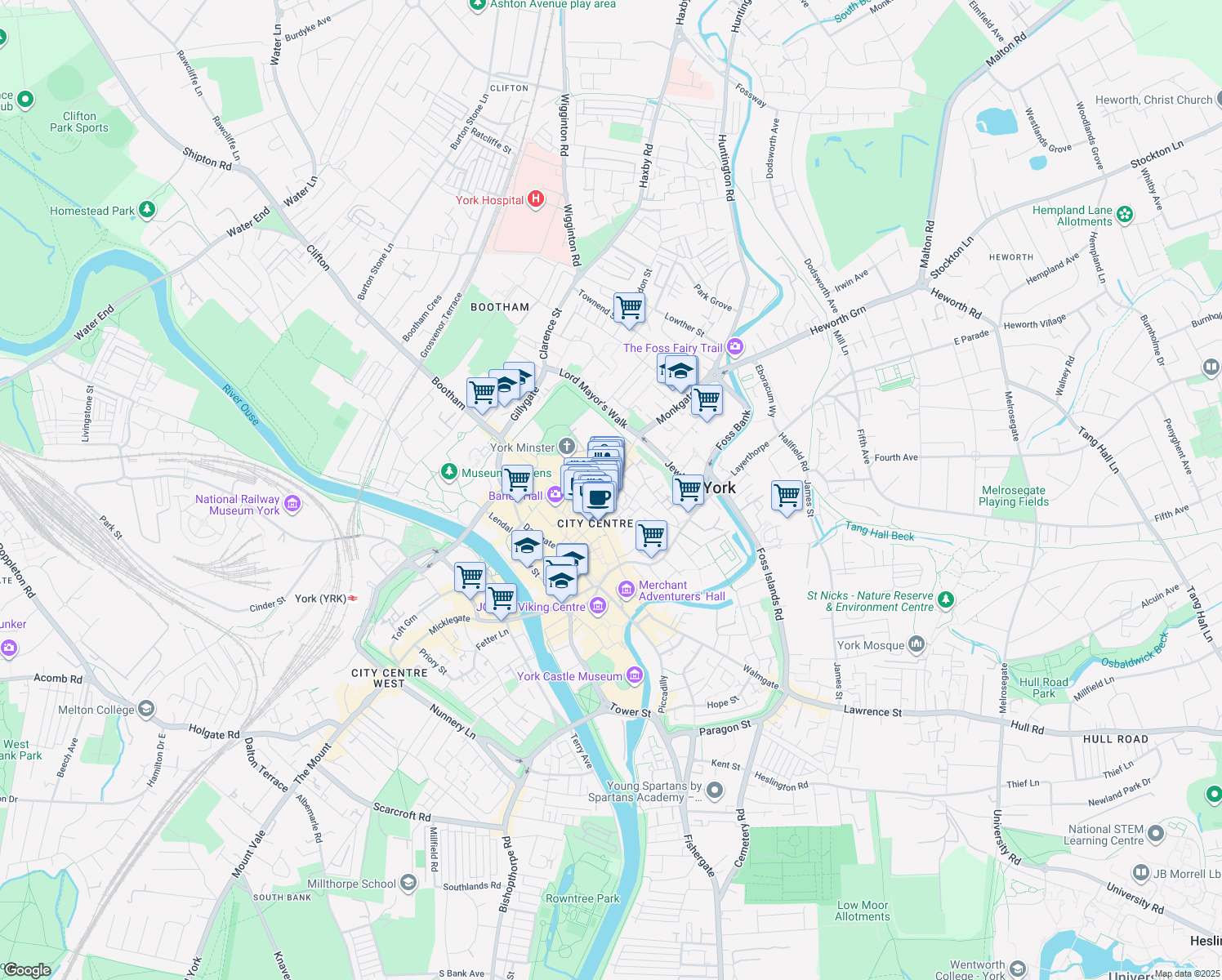 Goodramgate, York England - Walk Score