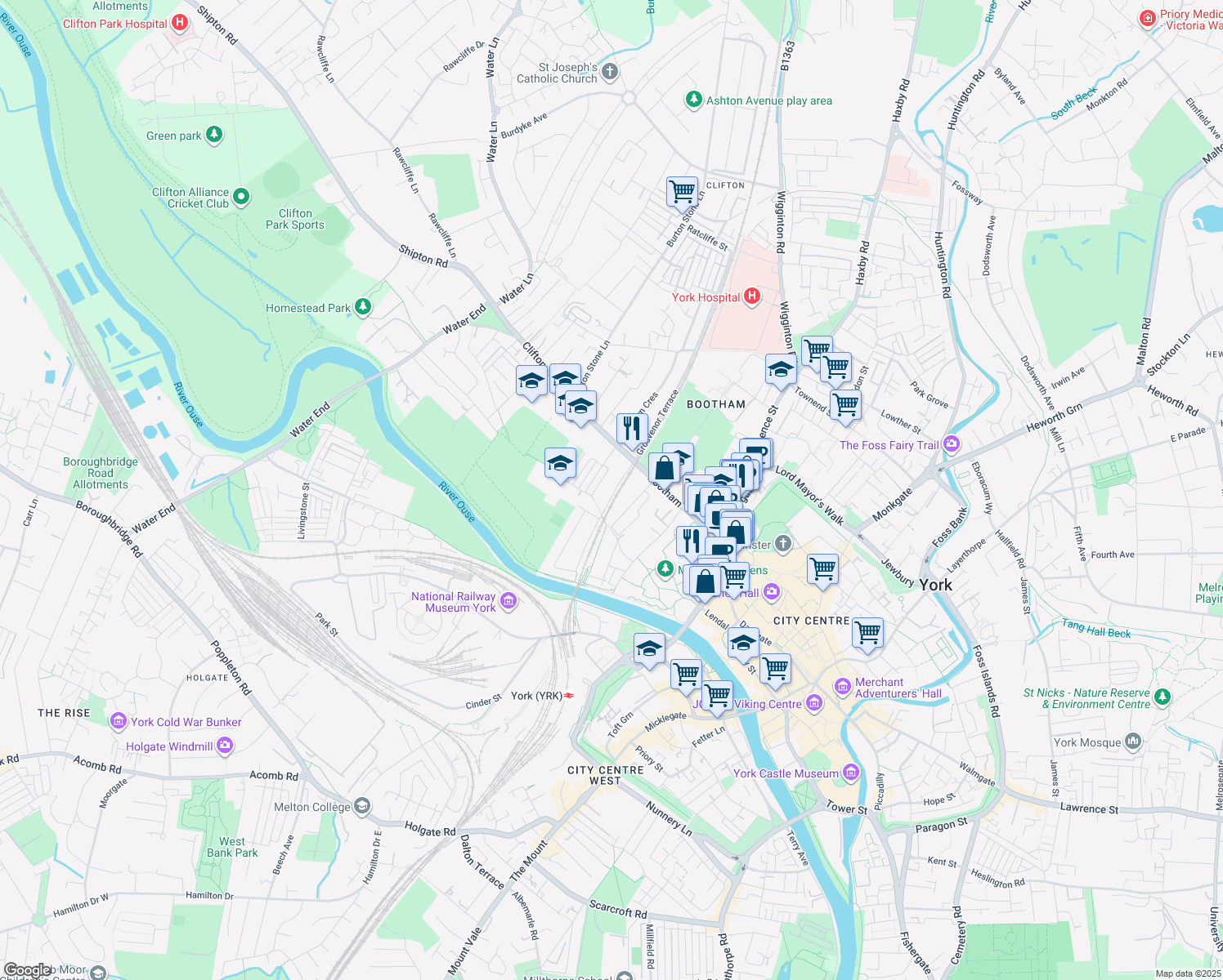 Bootham Terrace, York England - Walk Score