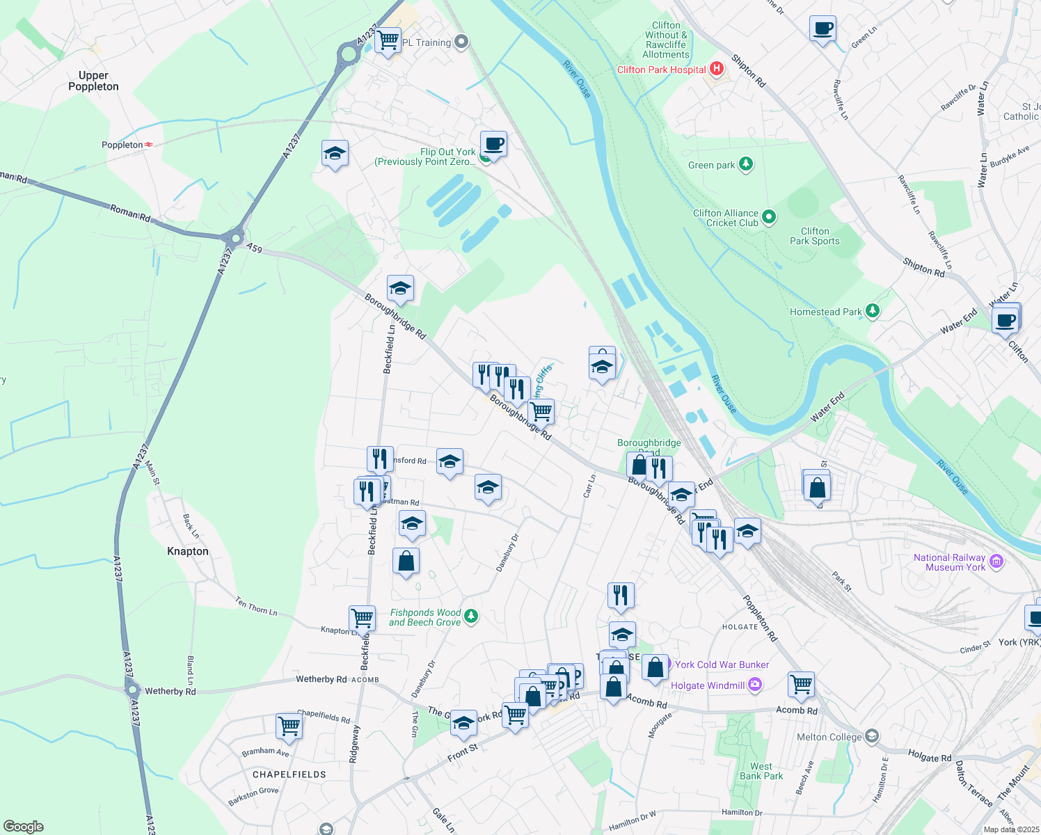 Boroughbridge Road, York England - Walk Score