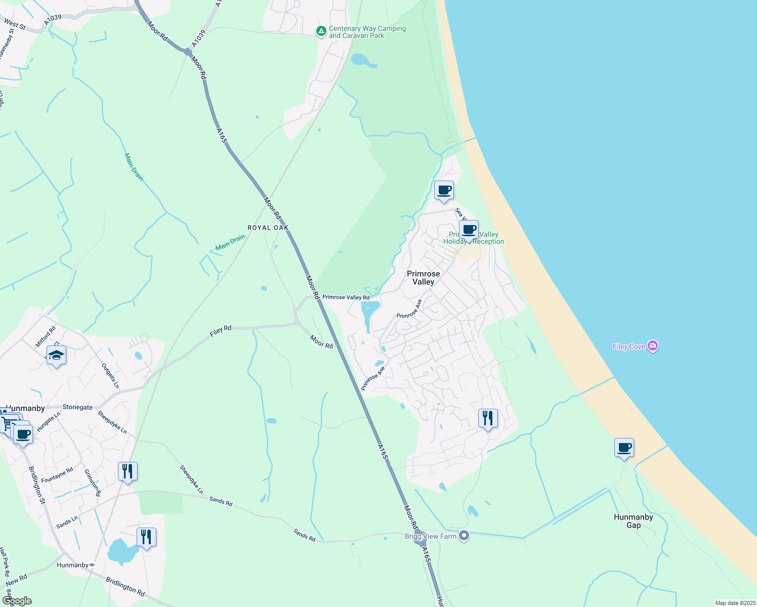 Primrose Valley Road, Primrose Valley England - Walk Score
