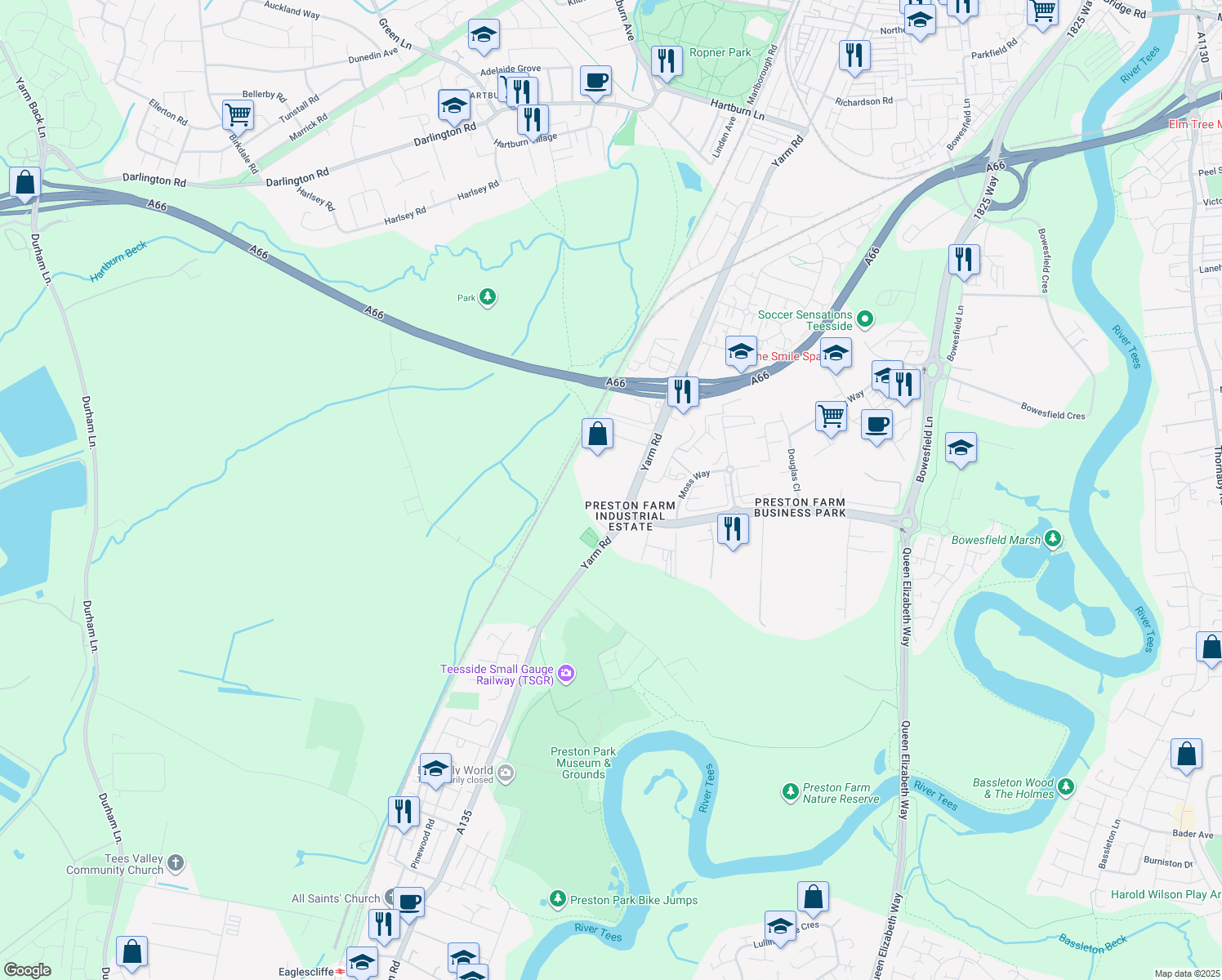 Yarm Road, Stockton-on-Tees England - Walk Score