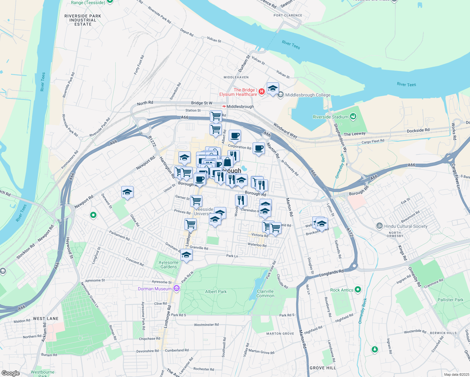 Borough Road, Middlesbrough England - Walk Score