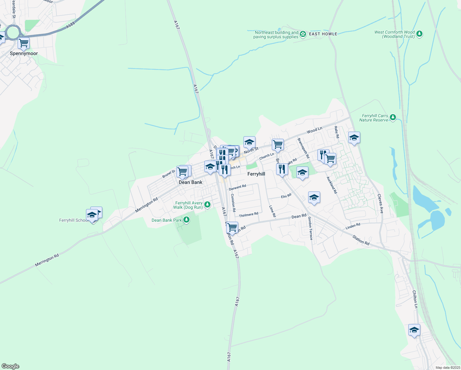 Dunning Road, County Durham England - Walk Score