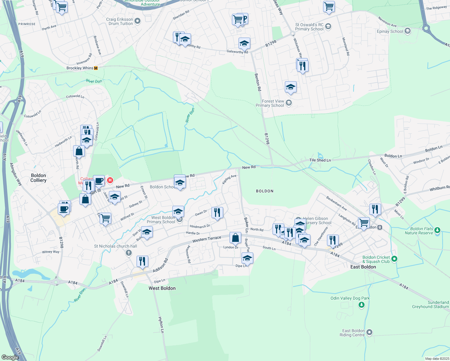 Kipling Avenue, Tyne and Wear England - Walk Score