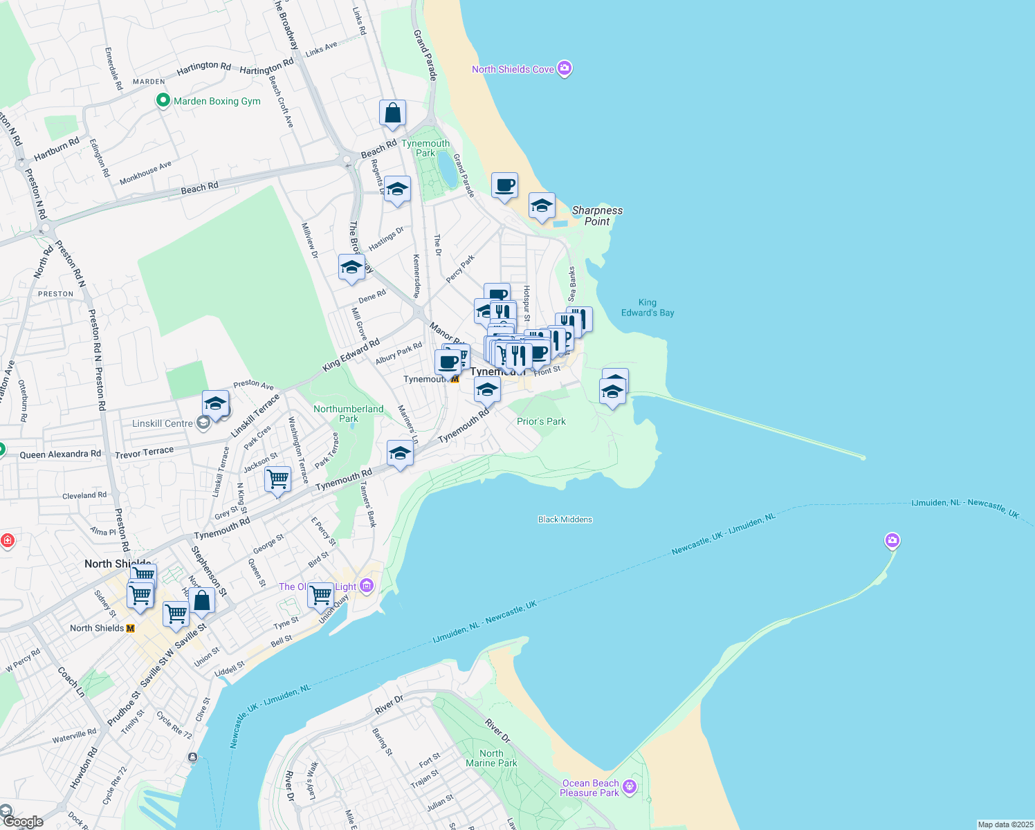 Tynemouth Terrace, Tynemouth England - Walk Score