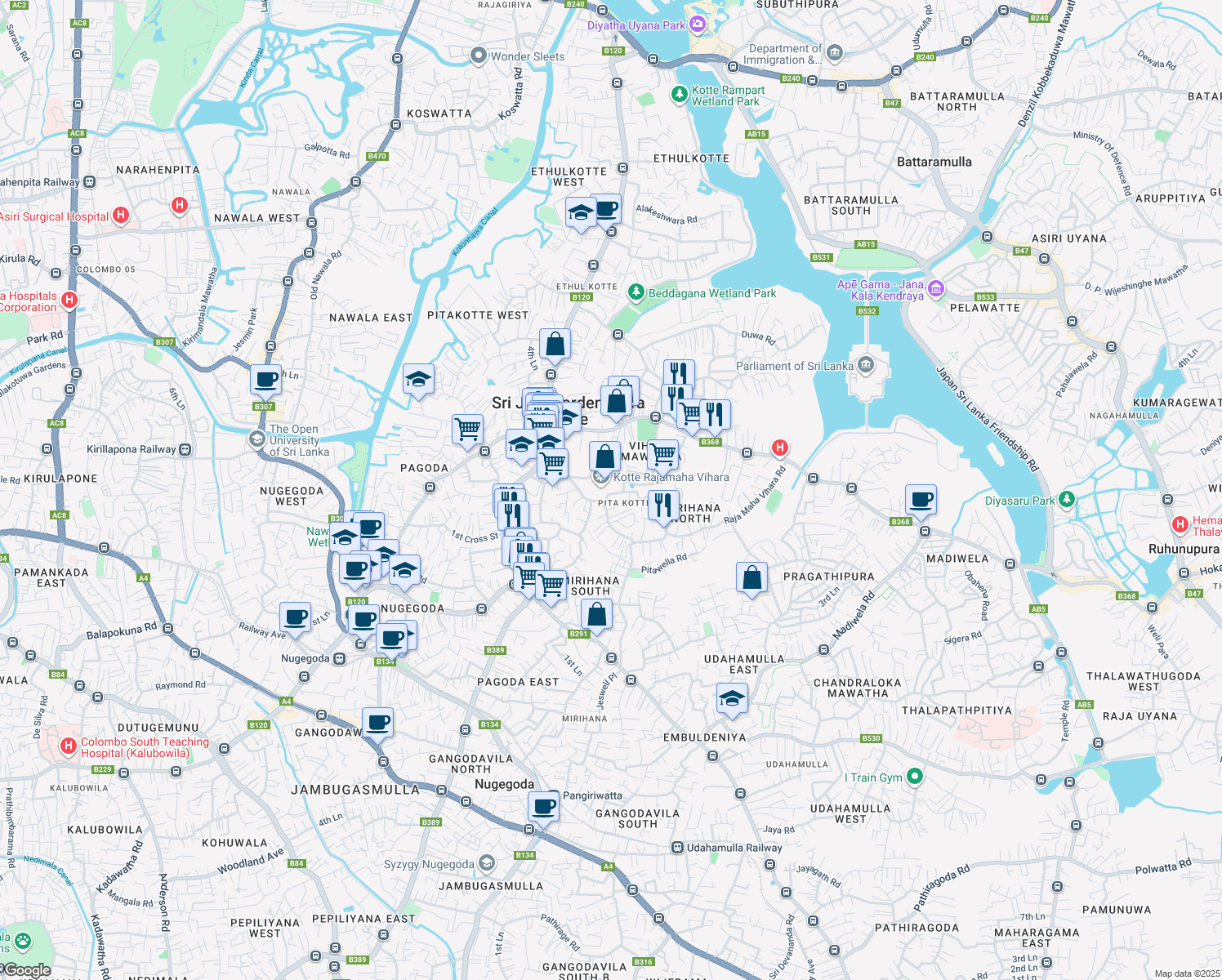 Sri Jayawardenepura Kotte WP - Walk Score