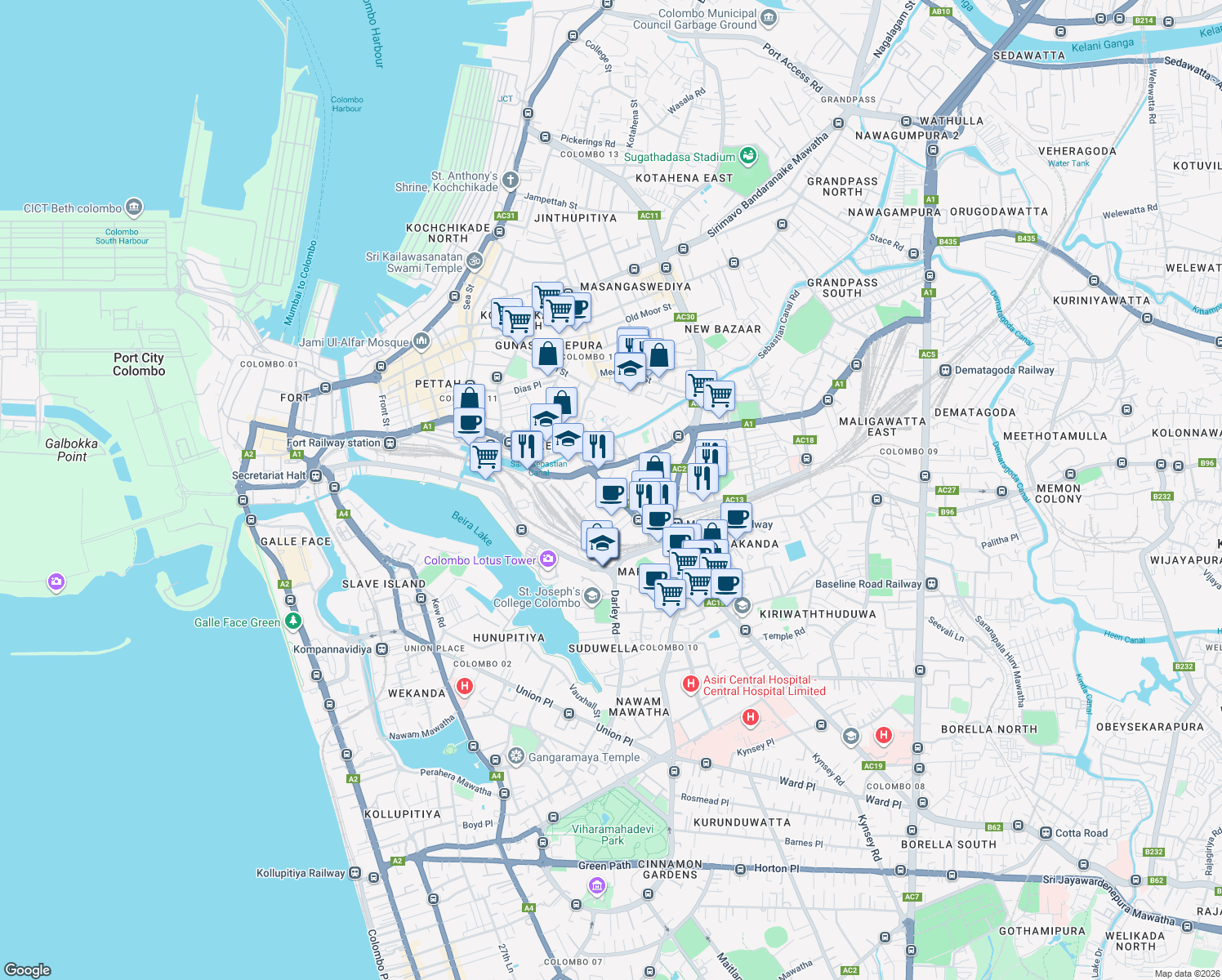 Orabi Pasha Mawatha, Colombo Western Province - Walk Score