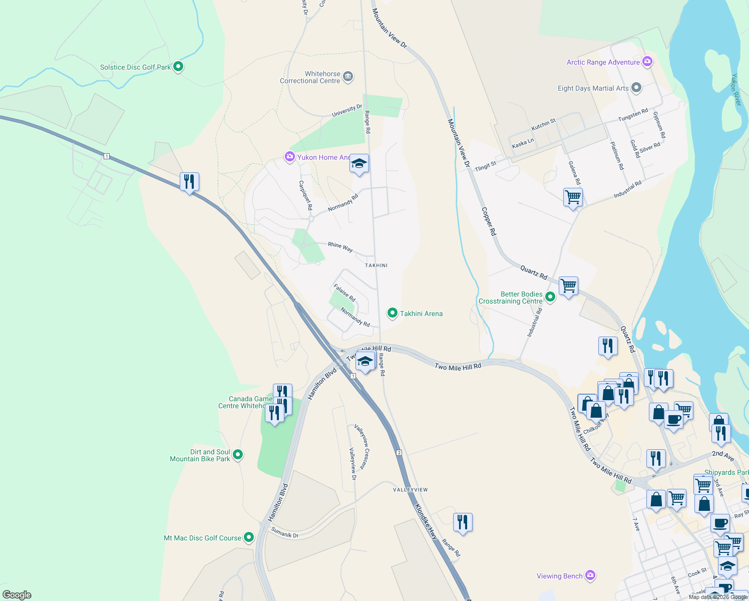 380 Range Road, Whitehorse YT - Walk Score