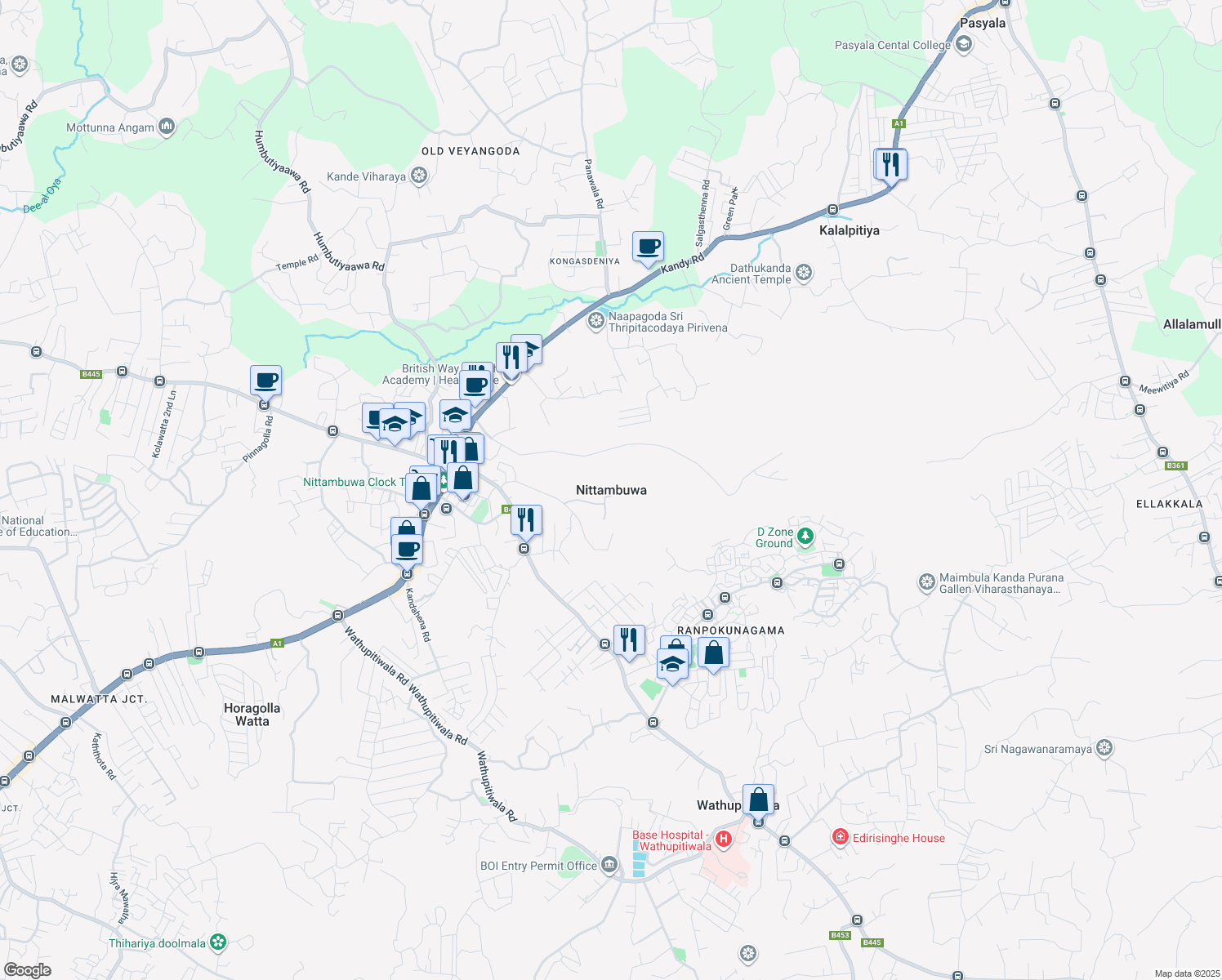 Nittambuwa WP - Walk Score