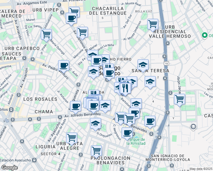 Avenida Alejandro Velasco Astete, Lima Provincia de Lima - Walk Score