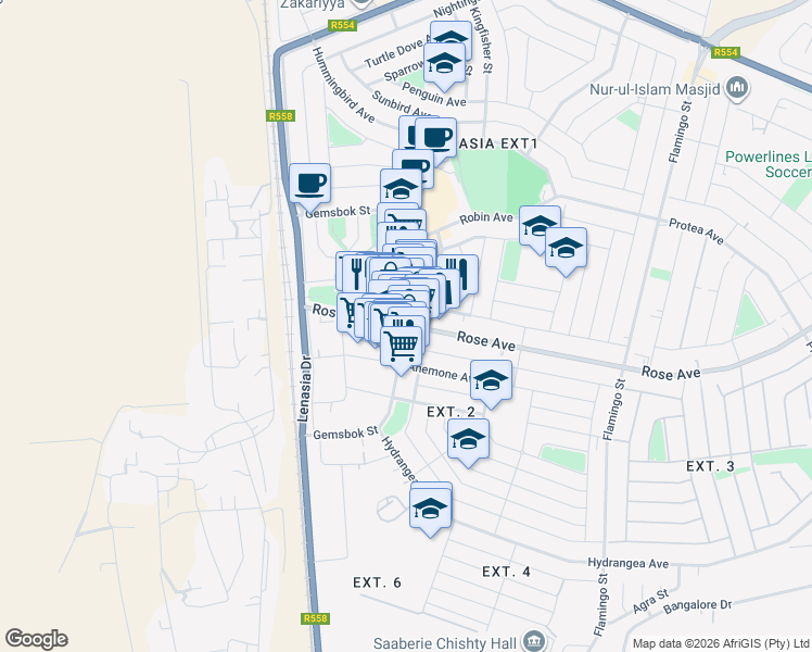 Gemsbok Street, Lenasia GP - Walk Score