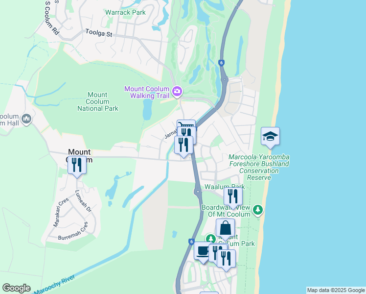 6 Suncoast Beach Drive, Sunshine Coast QLD - Walk Score