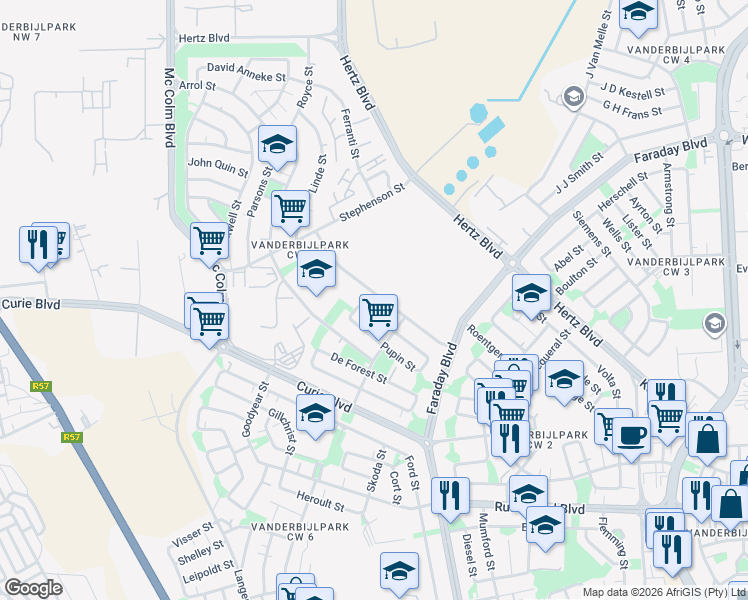 34 Hallwach Street, Vanderbijlpark GP - Walk Score