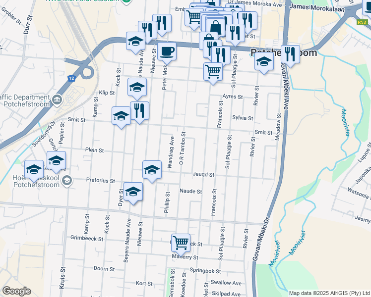 88 O R Tambo Street, Potchefstroom NW - Walk Score