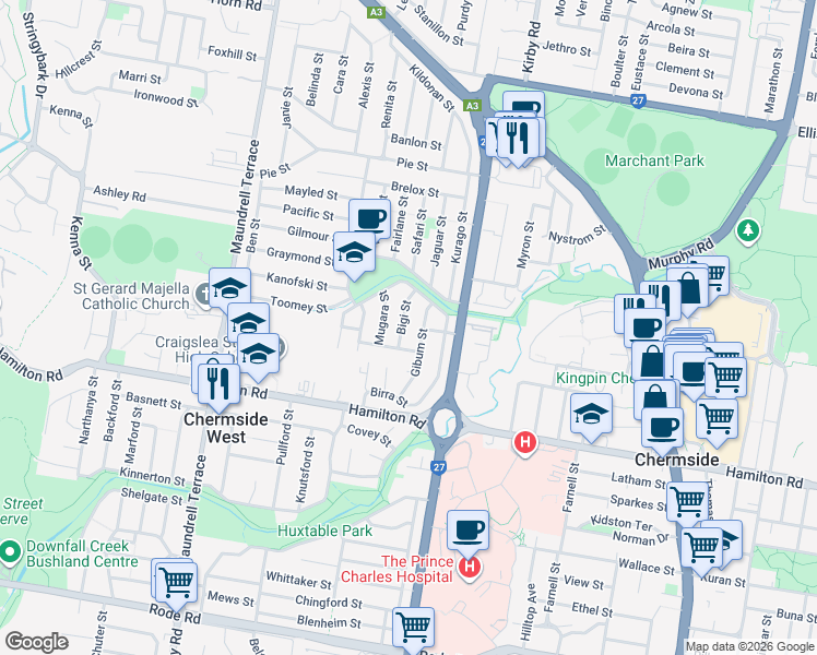9 Bigi Street, Brisbane QLD - Walk Score