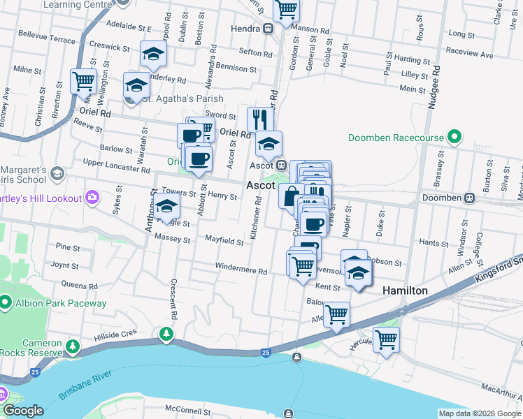 57 Kitchener Road, Brisbane QLD - Walk Score