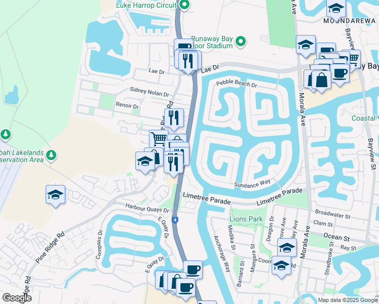 486 Oxley Drive, Gold Coast QLD - Walk Score