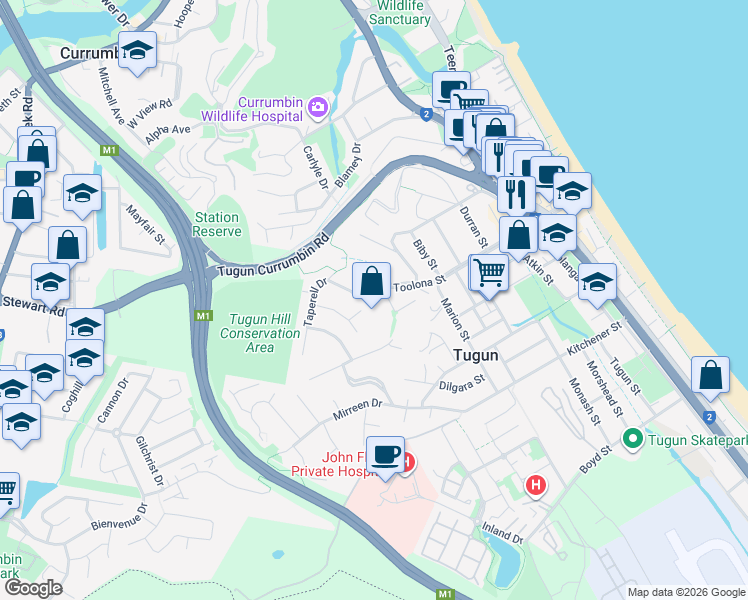 92 Illawarra Crescent, Gold Coast QLD - Walk Score