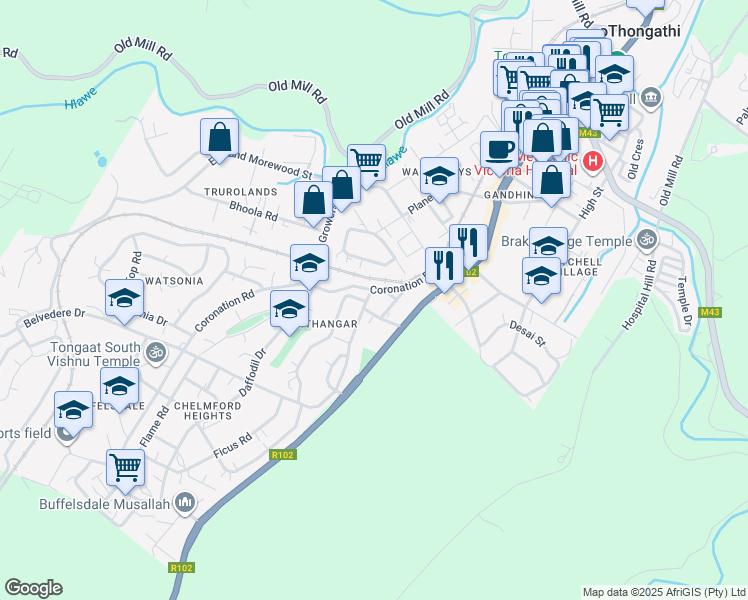 1 Hillview Road, Tongaat KZN - Walk Score