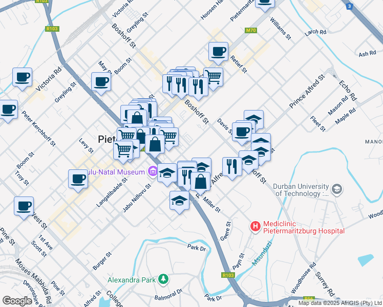 310 Jabu Ndlovu Street, Pietermaritzburg KZN - Walk Score