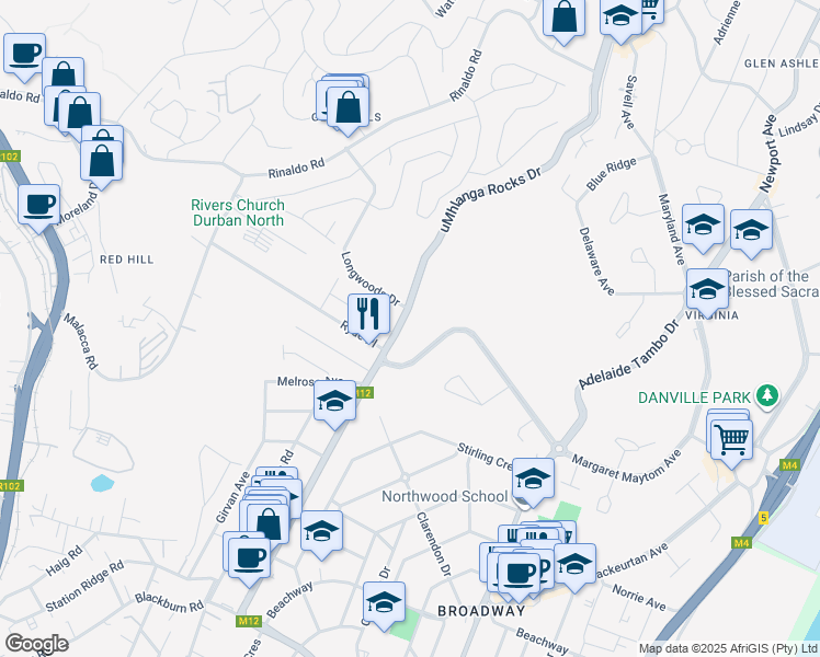 108 Umhlanga Rocks Drive, Durban North KZN - Walk Score