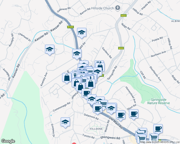 4 Nqutu Road, Hillcrest KZN - Walk Score