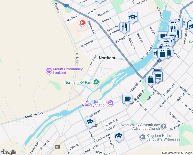 53 Mitchell Avenue, Northam WA - Walk Score