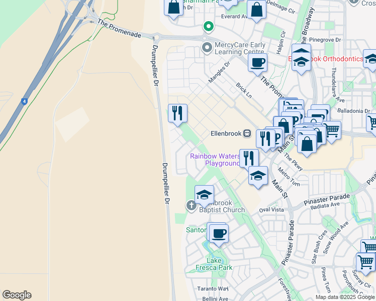 71 San Lorenzo Boulevard, Ellenbrook WA - Walk Score