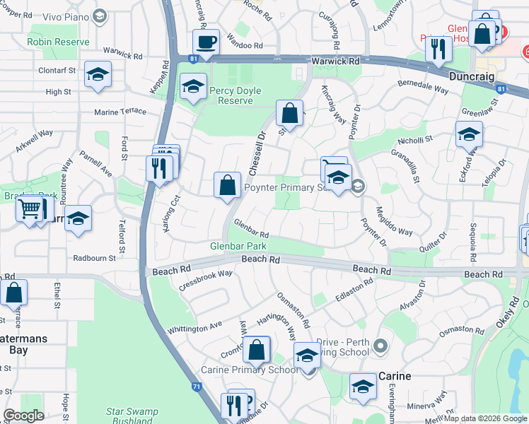 11 Turner Close, Perth WA - Walk Score