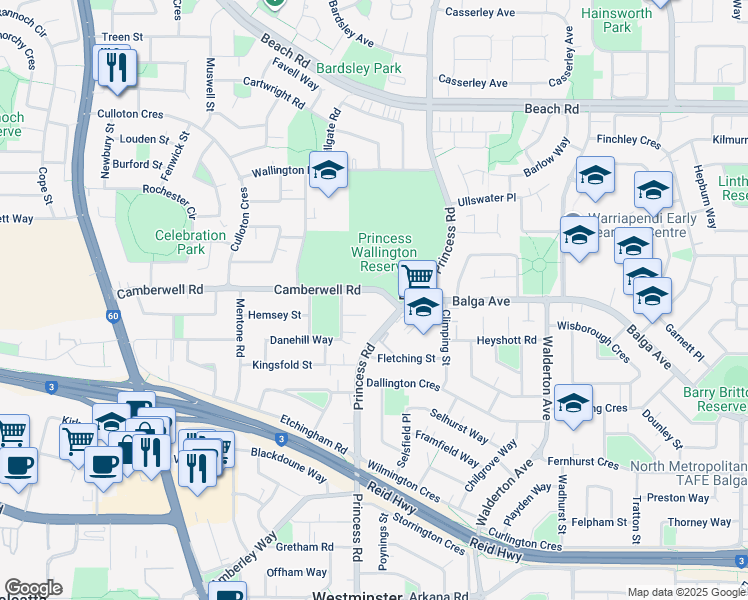 96A Camberwell Road, Perth WA - Walk Score