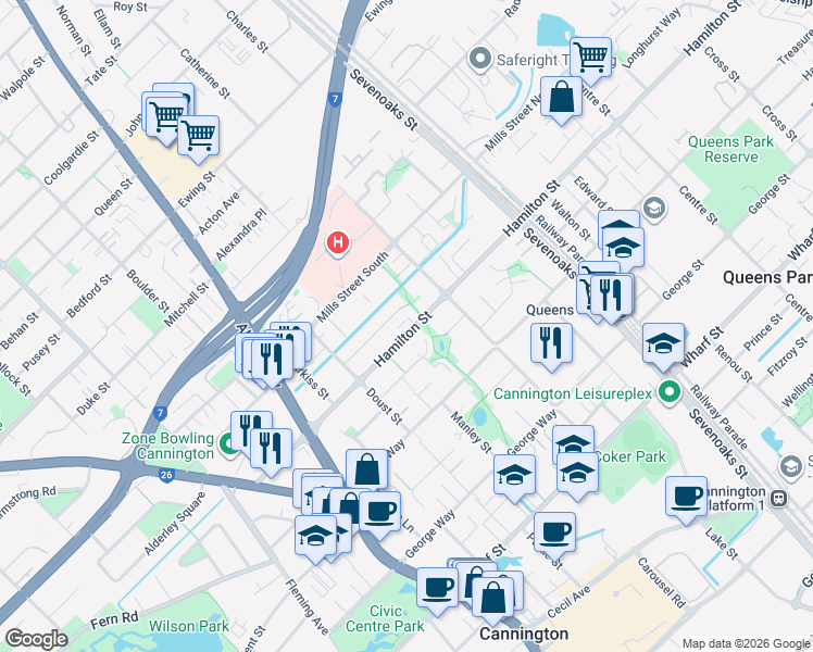 72 Hamilton Street, Perth WA - Walk Score