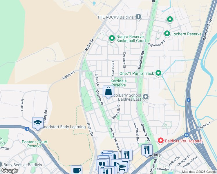 8 Tenterden Way, Baldivis WA - Walk Score