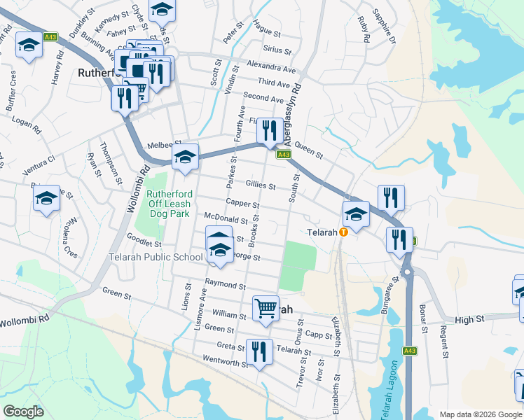 16 Capper Street, Maitland NSW - Walk Score